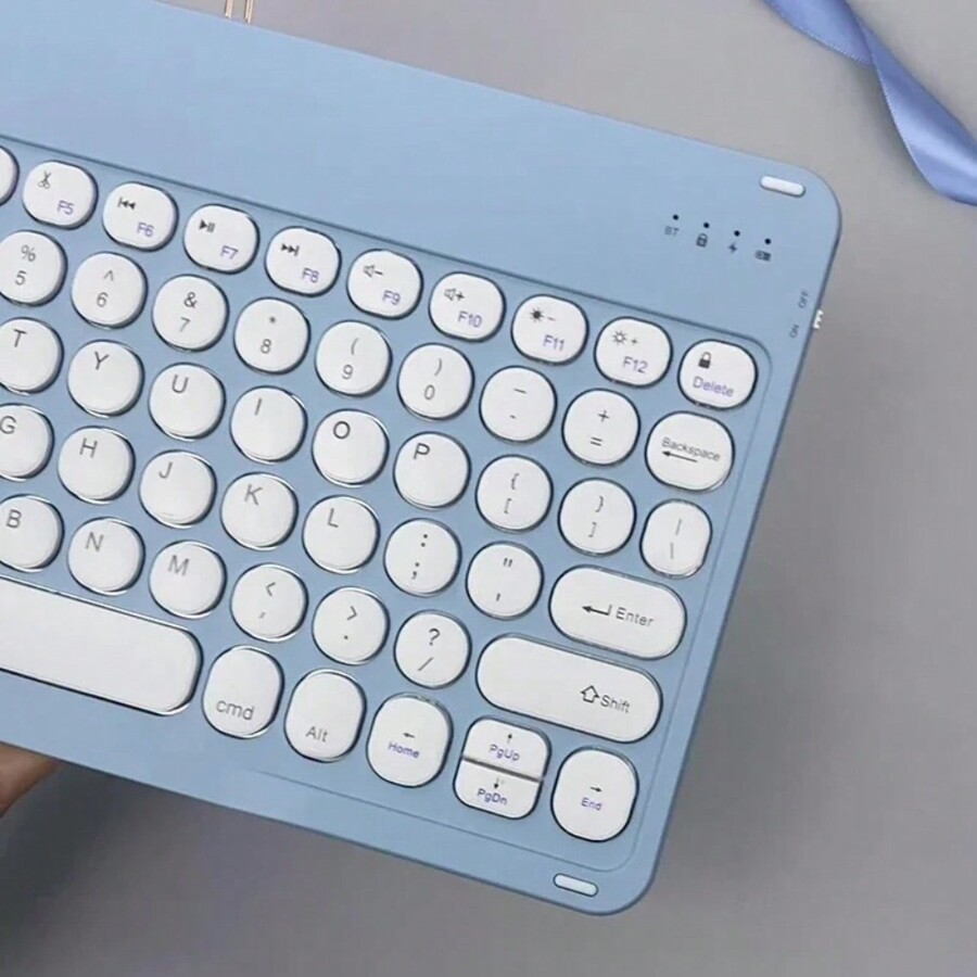10 Inch Bluetooth Keyboard And Mouse Set Phone Tablet PC Wireless ... 10 Inch Bluetooth Keyboard And Mouse Set Phone Tablet PC Wireless ...