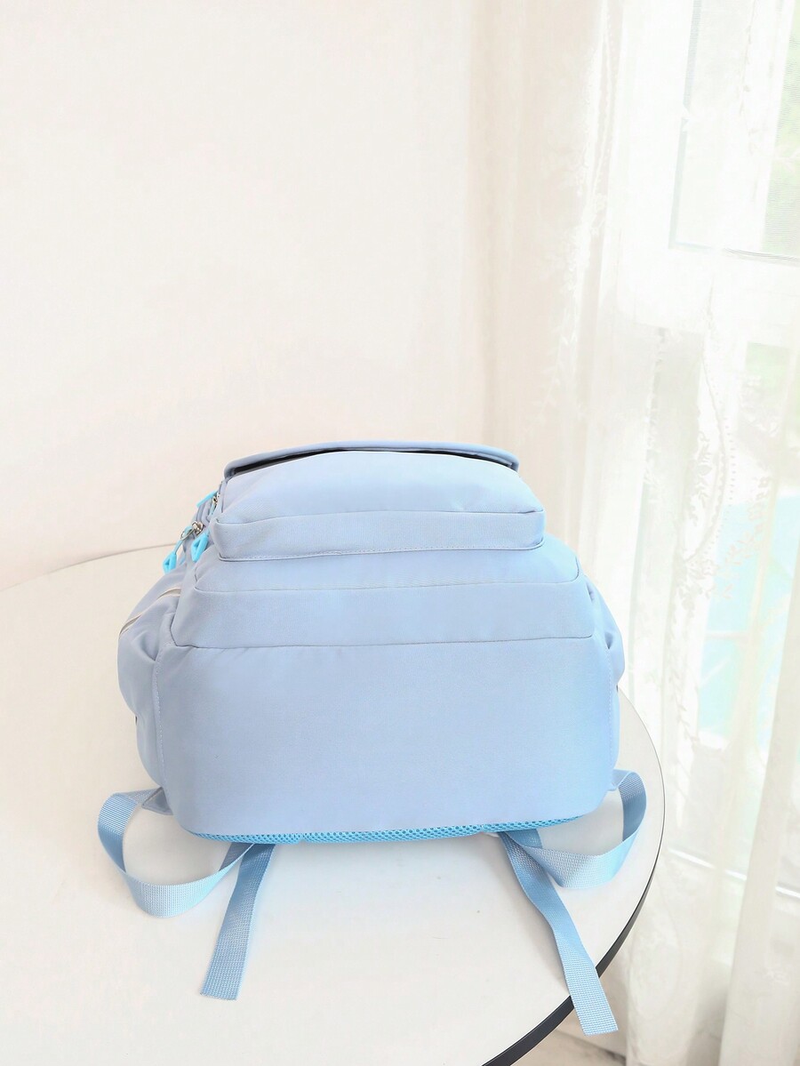 Women's Functional Solid-Colored Backpack With Large Capacity | SHEIN EUR