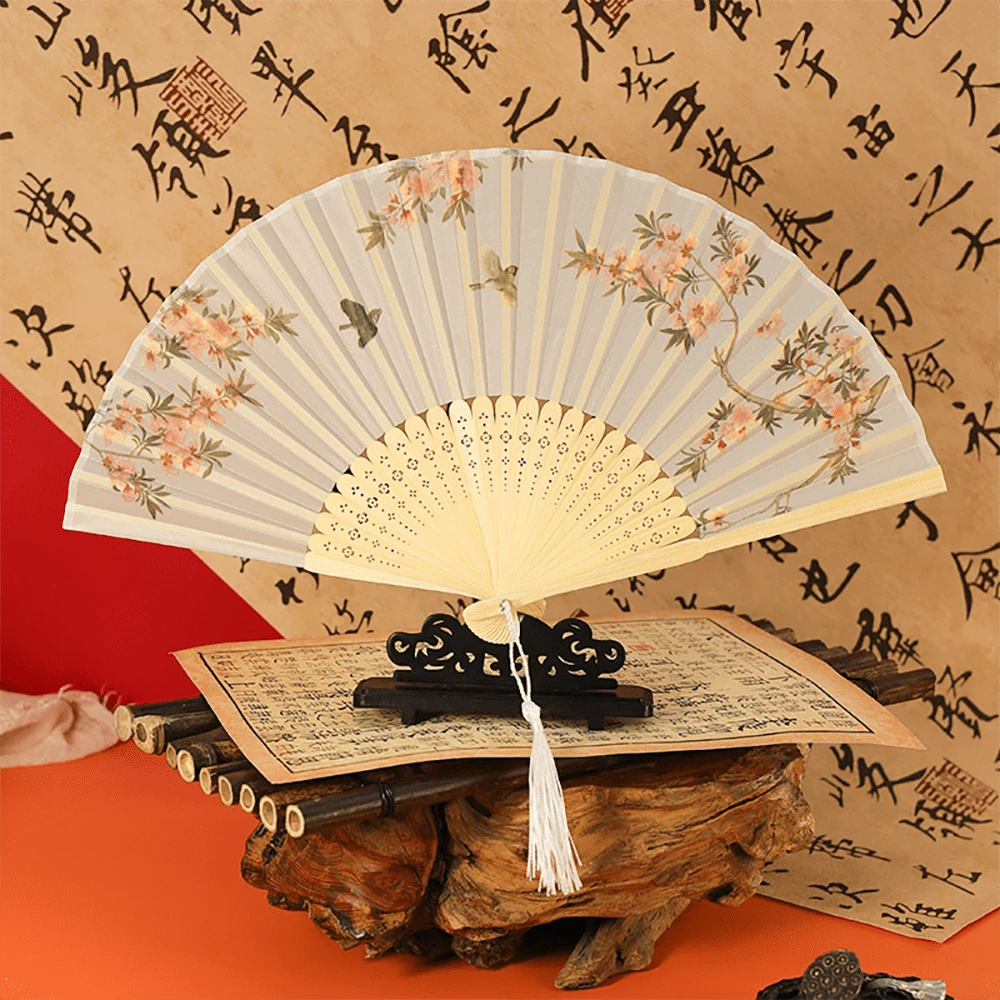1pc Summer Fan Ancient Fan Folding Fan Ancient Folding Fan Han Fu Fan ...