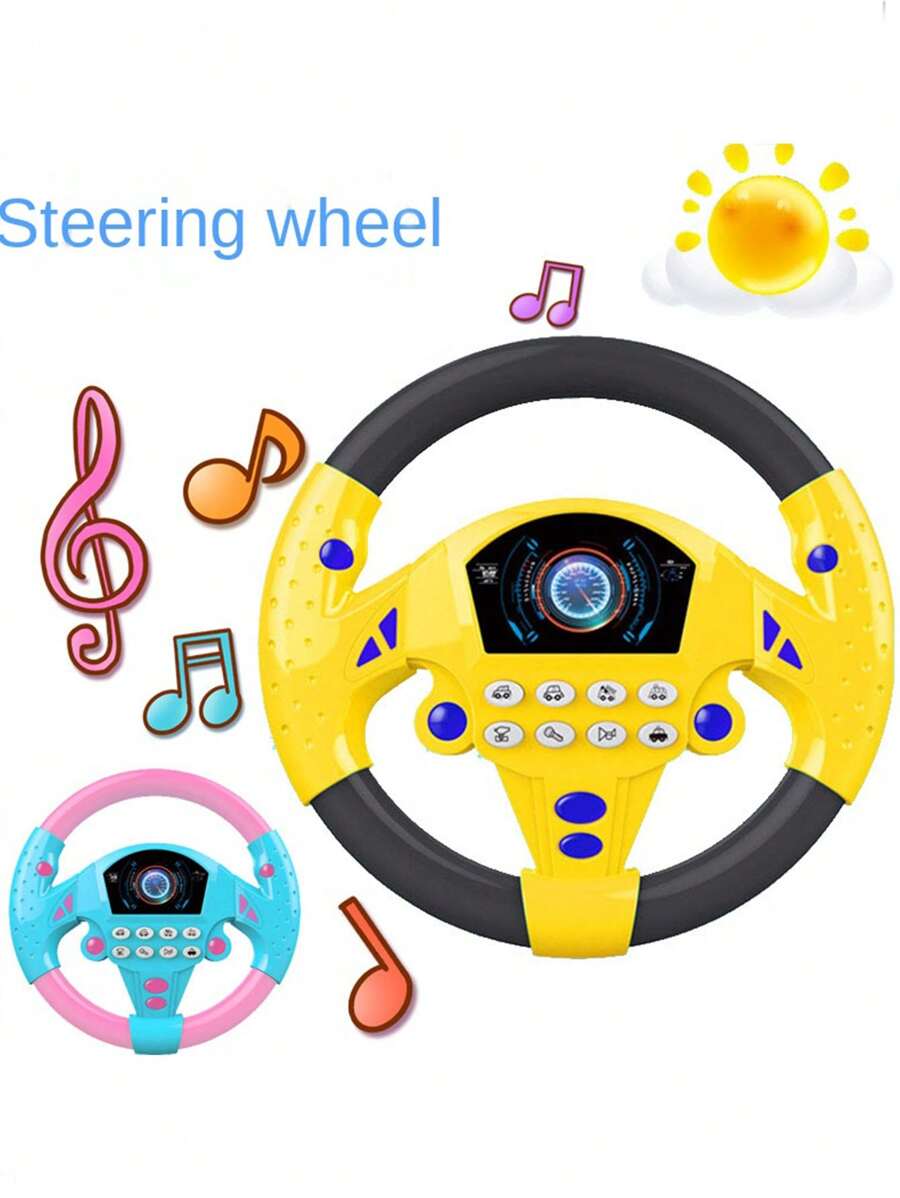 Children's Multifunctional Steering Wheel Toy Simulation Puzzle Early ...
