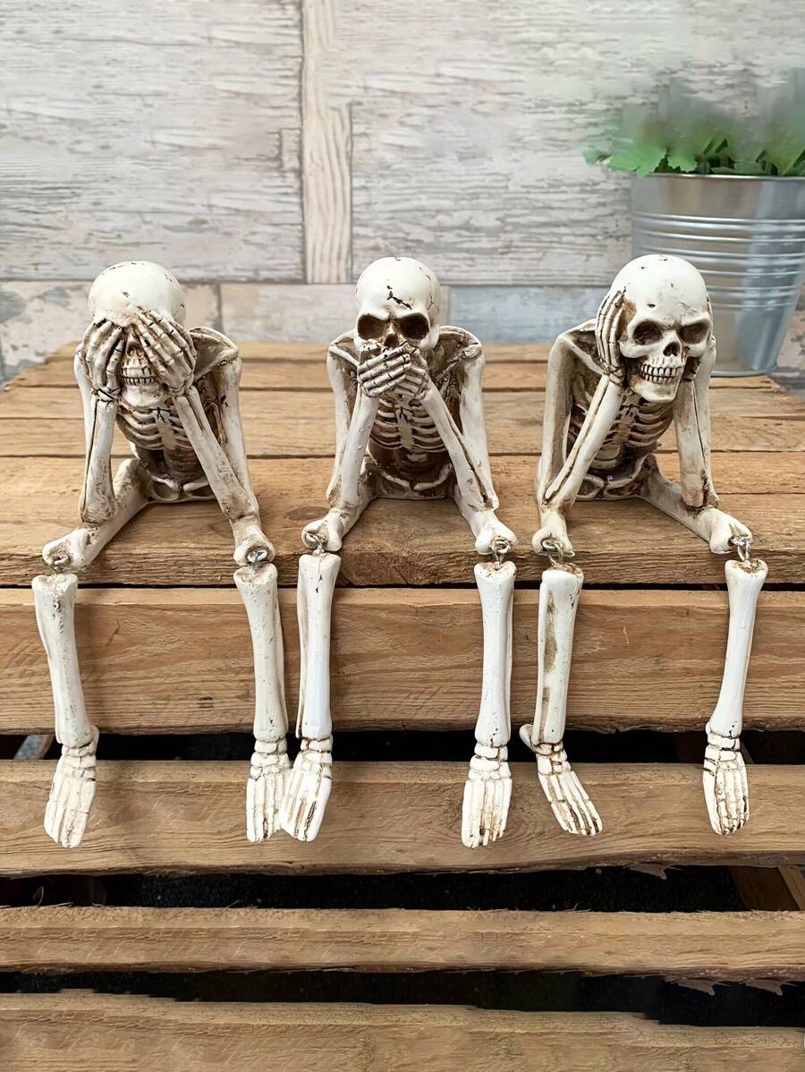 Skull Sculptures, Evil Skulls Skulls, Party Decorations Table Ornaments ...