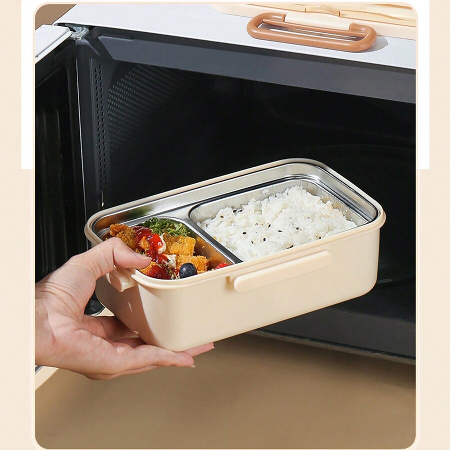 304 Stainless Steel Insulated Lunch Box Office Worker Student Two ...