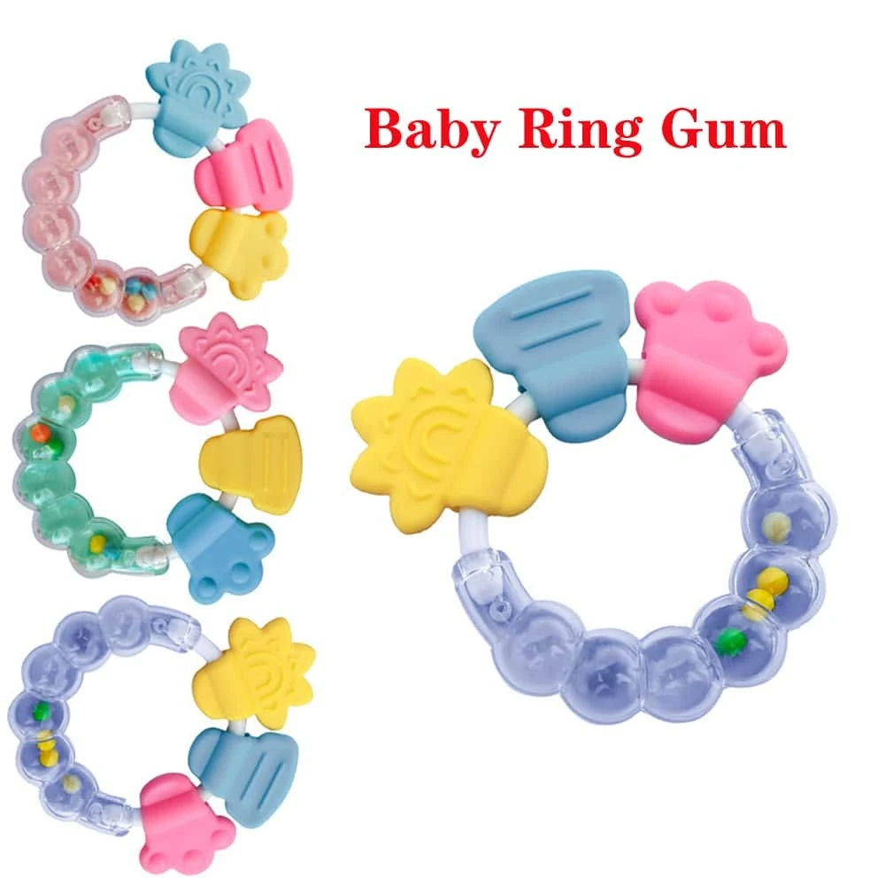 1 Baby Bell, Chewing Gum Music Bell, Gum Baby Grinding Rod, Teeth ...