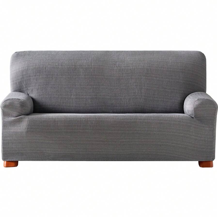 Eysa | 2 Seater Elastic Sofa Cover Jacquard Fabric Extra Soft Touch ...