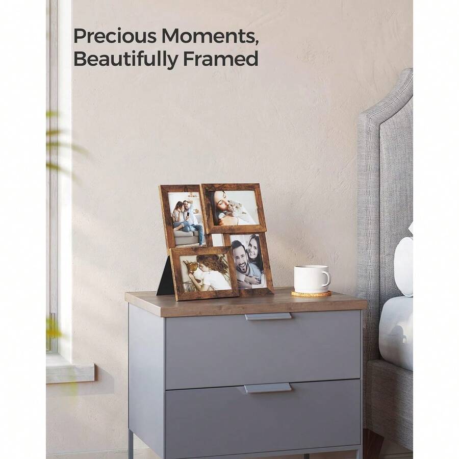 4x6 Collage Picture Frames, Family Photo Collage Frame Set Of 4 For ...