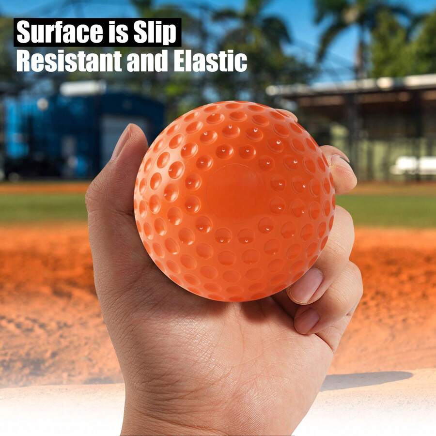 Baseballs 12 Pack Dimpled Baseballs, 9-Inch Pitching Machine Baseballs ...