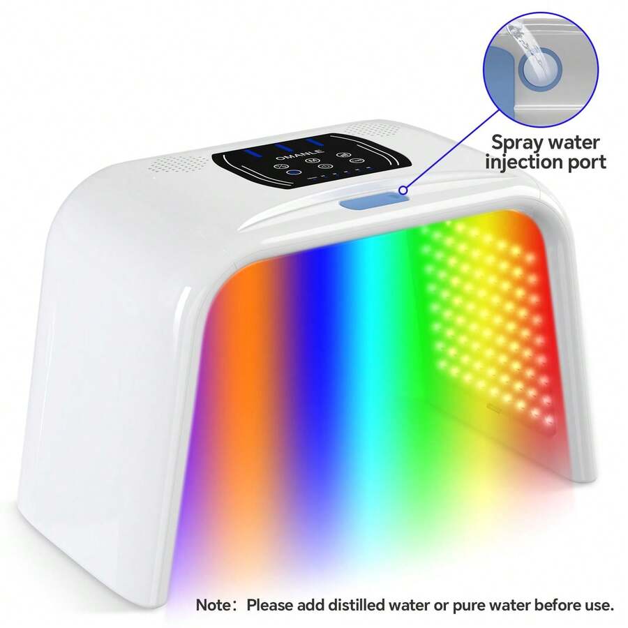 LED Therapy Light, 7 Color Red Light Therapy Mask Beauty Photon Skin ...
