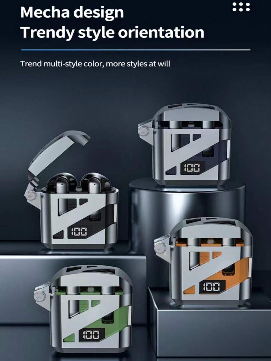 Futuristic Wireless Bluetooth Gaming Earbuds, TWS In-Ear Bluetooth ...