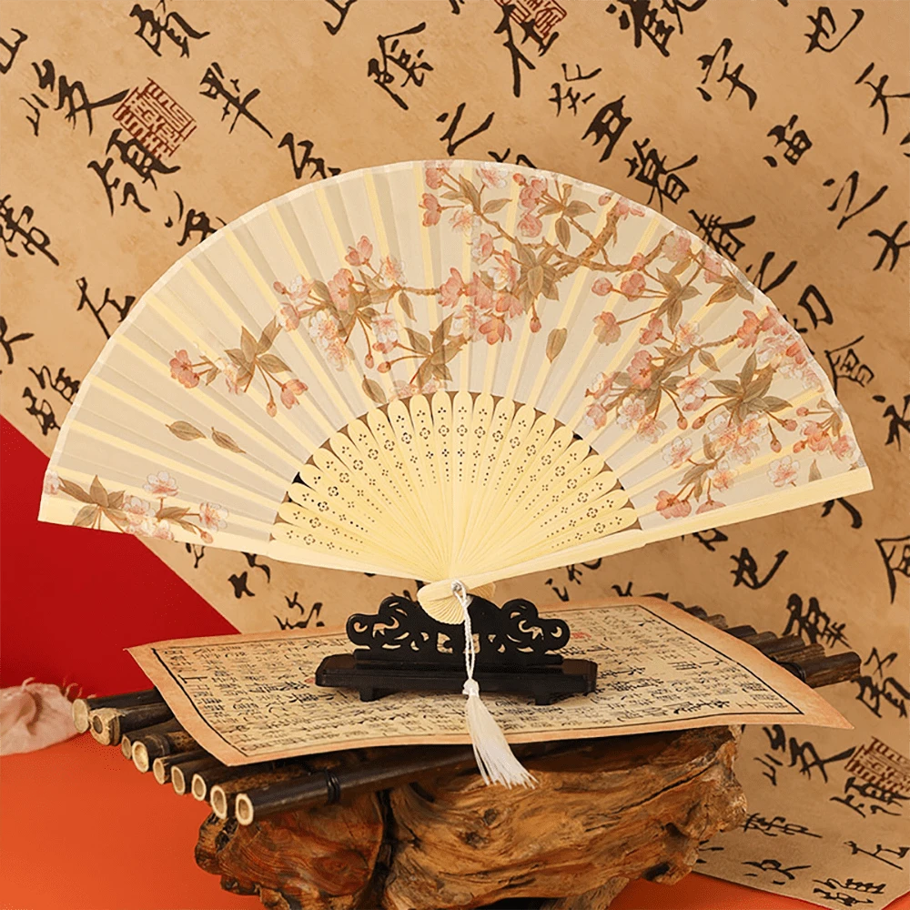 1pc Summer Fan Ancient Fan Folding Fan Ancient Folding Fan Han Fu Fan ...