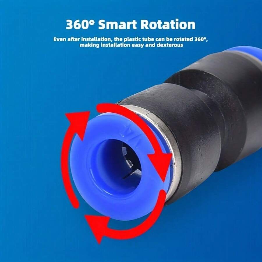 40pcs10-Piece Quick Connect Air Hose Fittings Kit - 1/4 Inch OD - Push ...