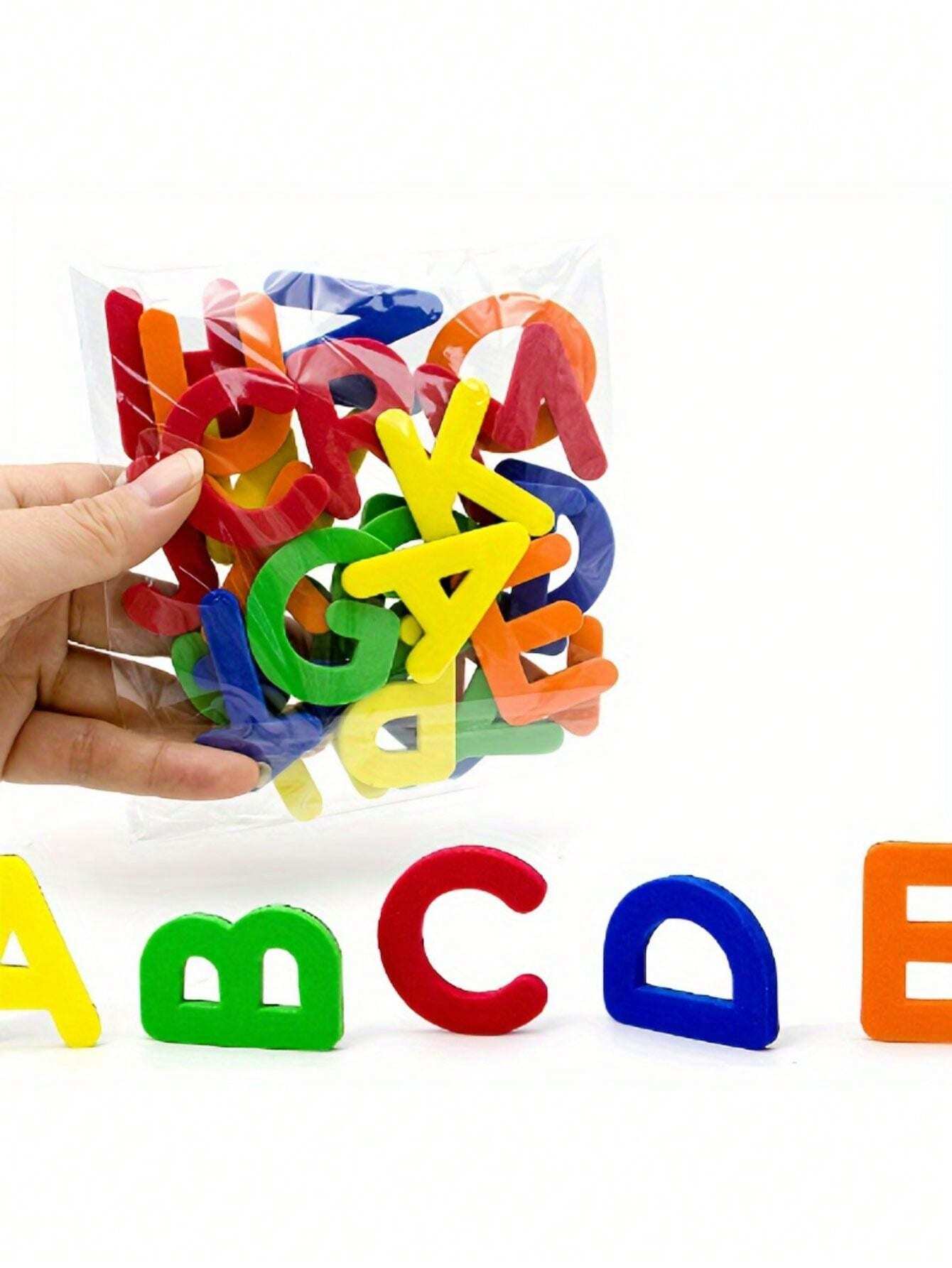 1pc Magnetic English Alphabet EVA Foam Upper And Lower Case Letters And ...
