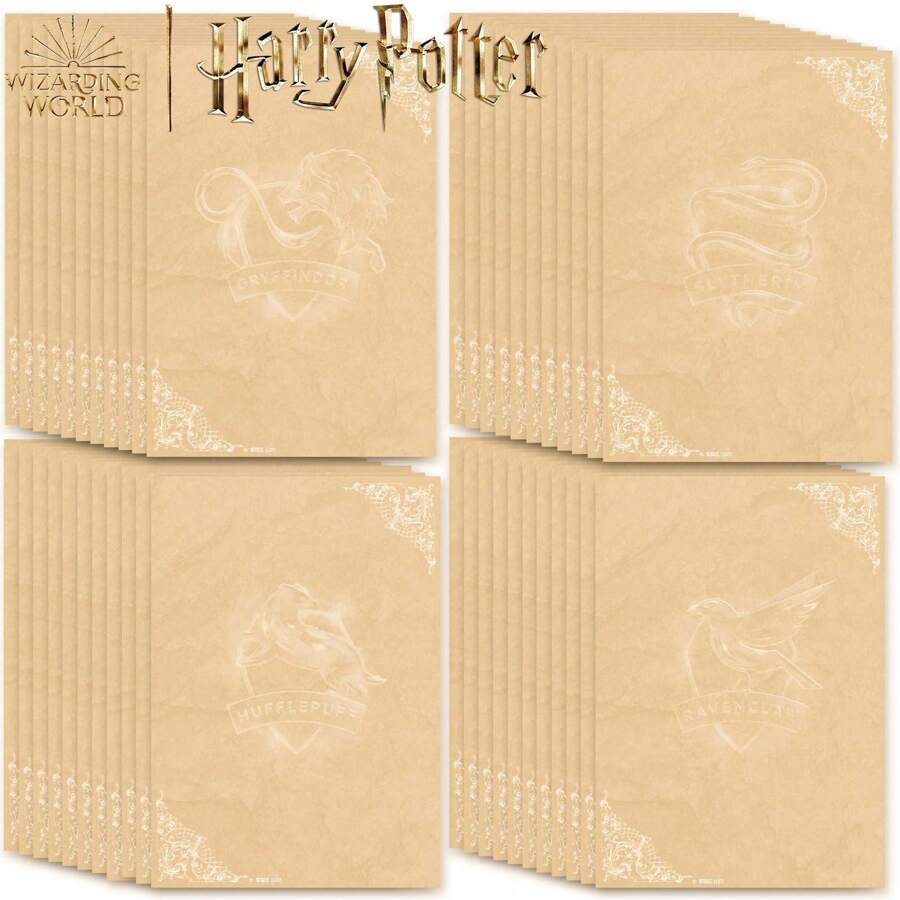 Harry Potter Harry Potter 100Pcs Vintage Nostalgia Series Letter Paper ...