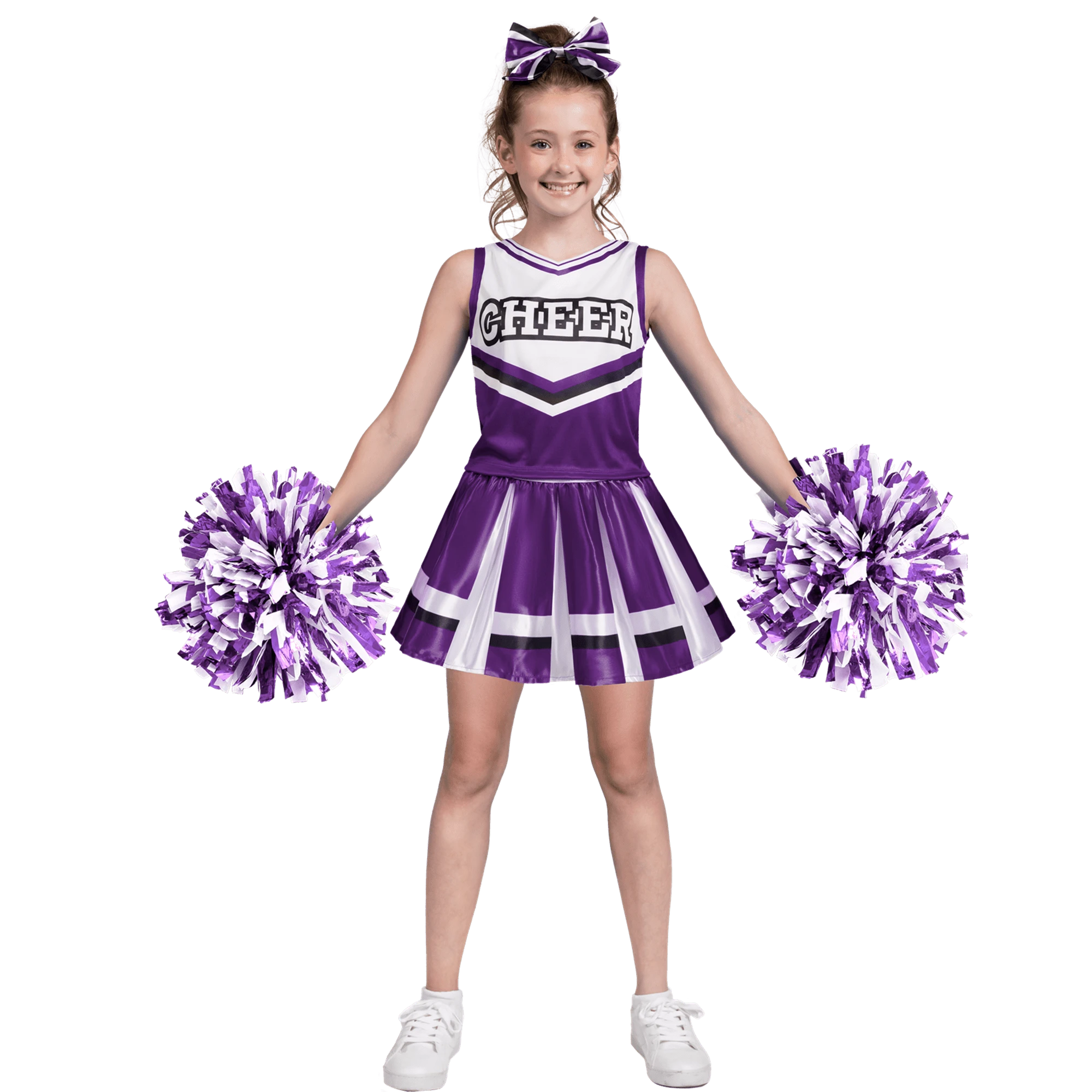 SYNCFUN Cheerleader Outfit For Girls Cheerleader Costume For Girls ...