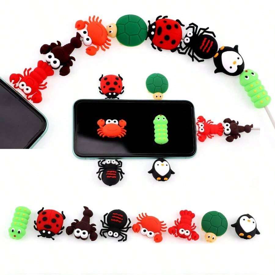 Cute Cable Protector, Animals Cable Saver, Data Cable Protective Sleeve ...