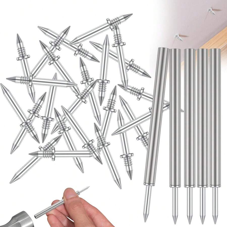 500Pcs Double-Head Skirting Thread Seamless Nail Metal Skirting Line ... 500Pcs Double-Head Skirting Thread Seamless Nail Metal Skirting Line ...