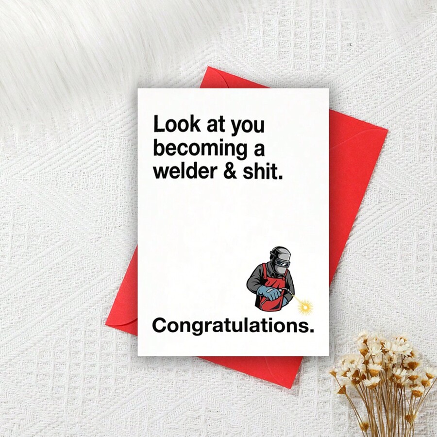 Welding Graduation Card, Graduation Card For Welder's College, Look At ...