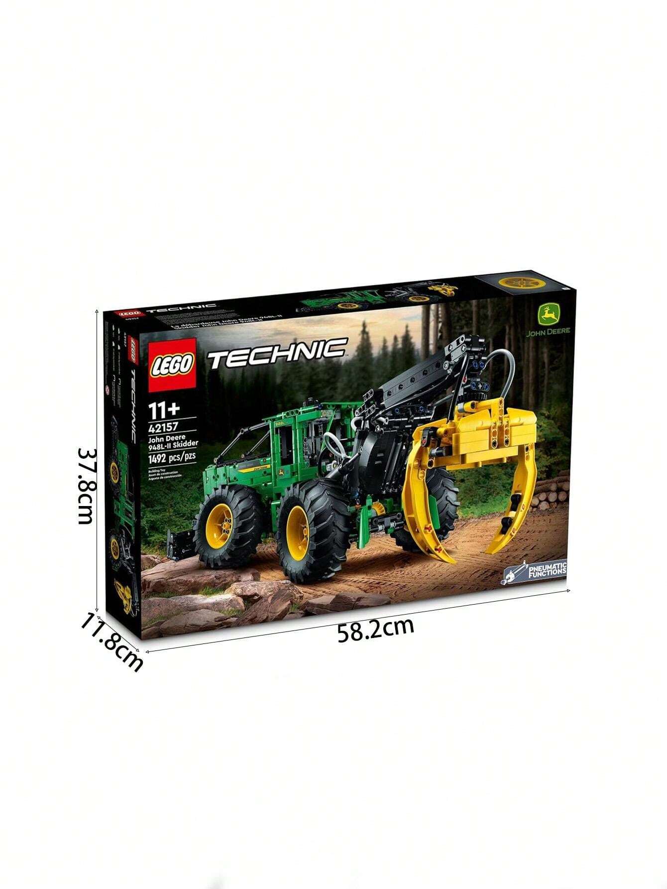 LEGO Technic John Deere 948L-II Skidder 42157 Advanced Tractor Toy ...