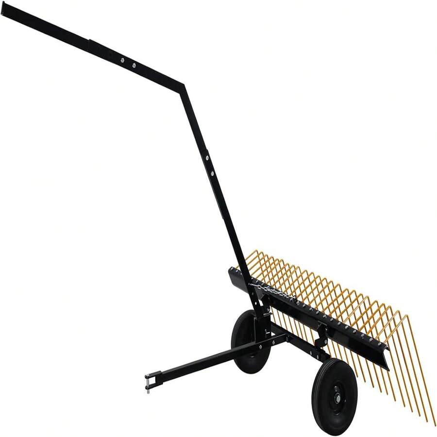 60 Inch ATV Tow Behind Durable Corrosion Resistant Steel Pine Straw ...