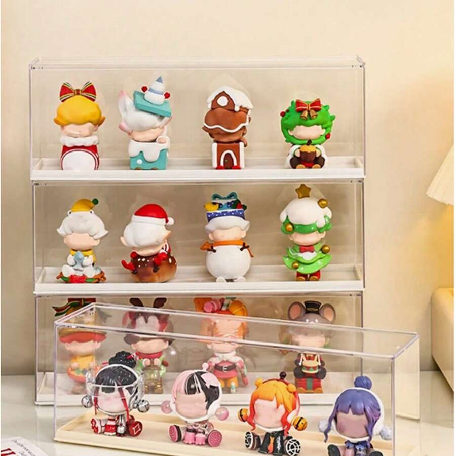 Blind Box Display Cabinet Bubble Matte Collection Dust-Proof Acrylic ...