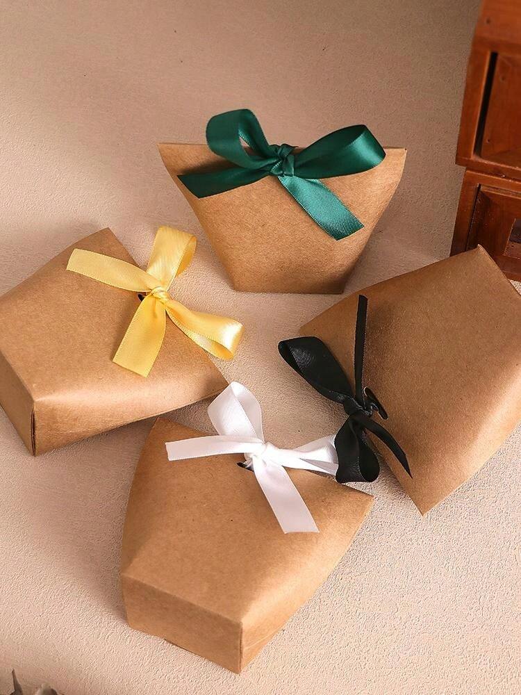 5 Simple Kraft Paper Gift Boxes That You Can DIY As You Like, Perfect ...