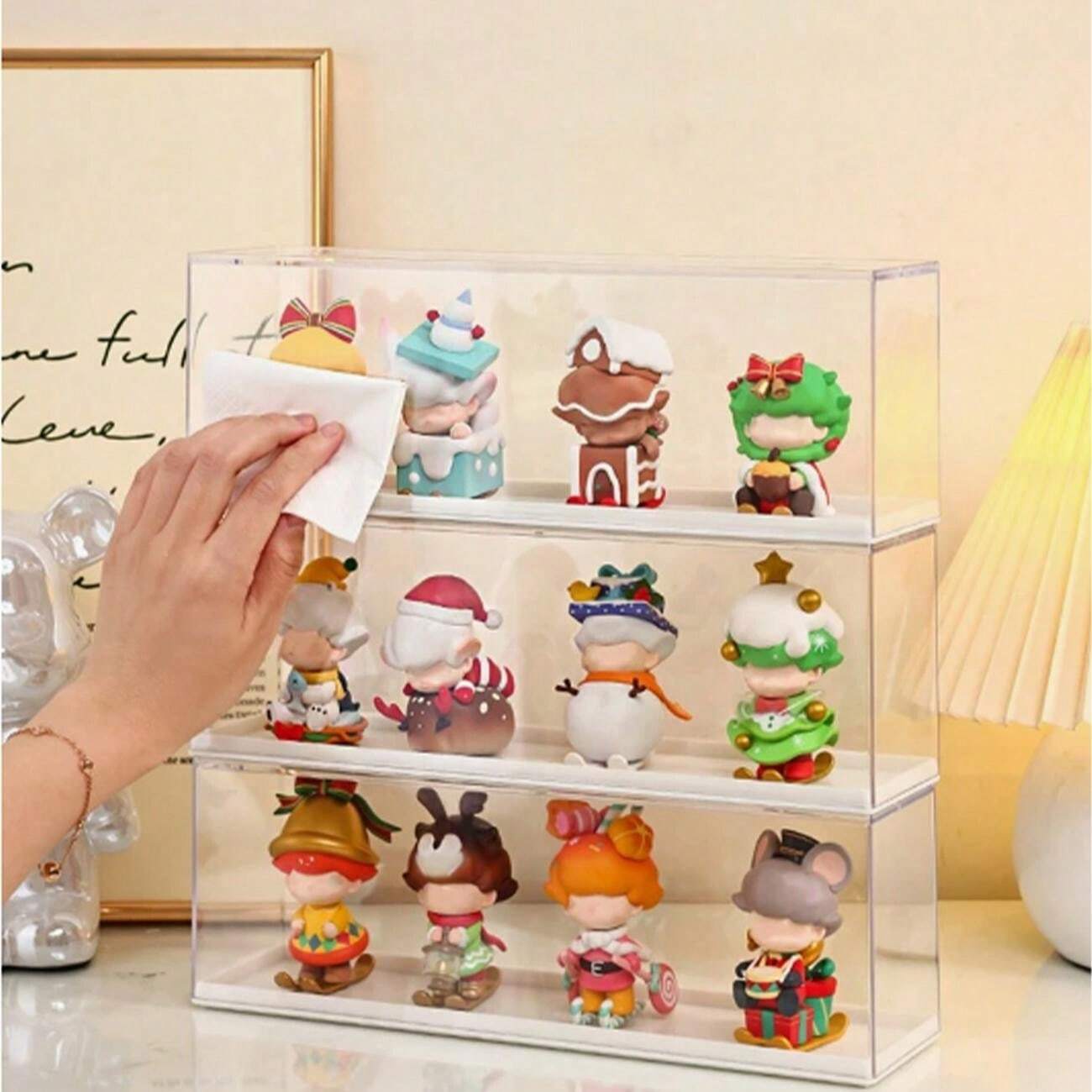 Blind Box Display Cabinet Bubble Matte Collection Dust-Proof Acrylic ...