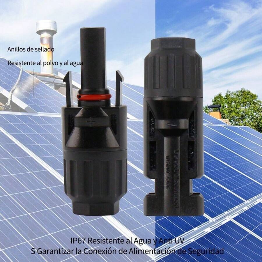 20 Pairs Male And Female Solar Cable Connectors, DIY Solar Panels ...