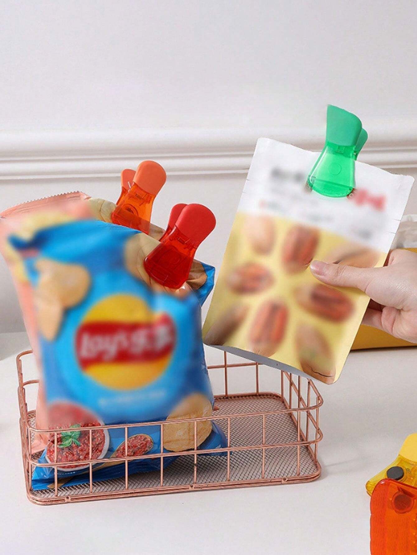 6pcs Magnetic Plastic Clips Fridge Magnets For Photos, Memo, Sealing ...