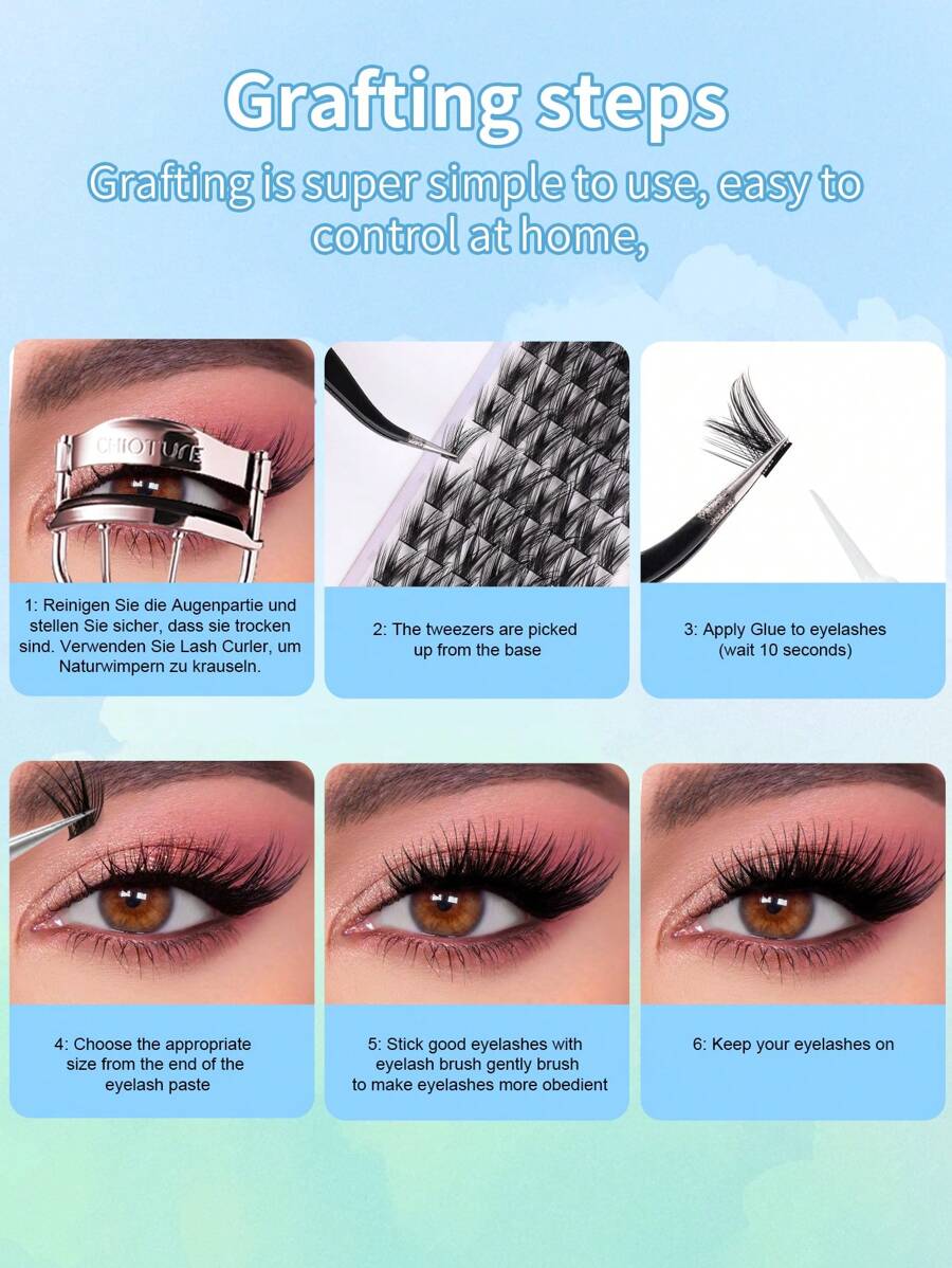 140-Cluster DIY Eyelash Extension Kit - A Must-Have Tool For Beauty ...