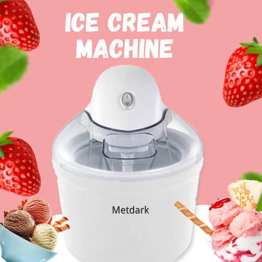 Metdark BL-1200 1.5 Qt Automatic Ice Cream Maker | Easy DIY Homemade ...
