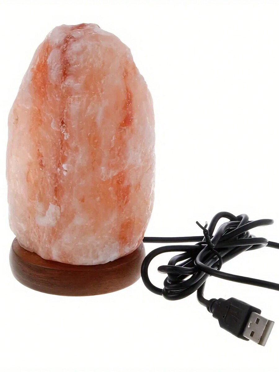 DC5V Colorful Natural Rock Salt Stone Lamp, LED Mineral Salt Lamp ...