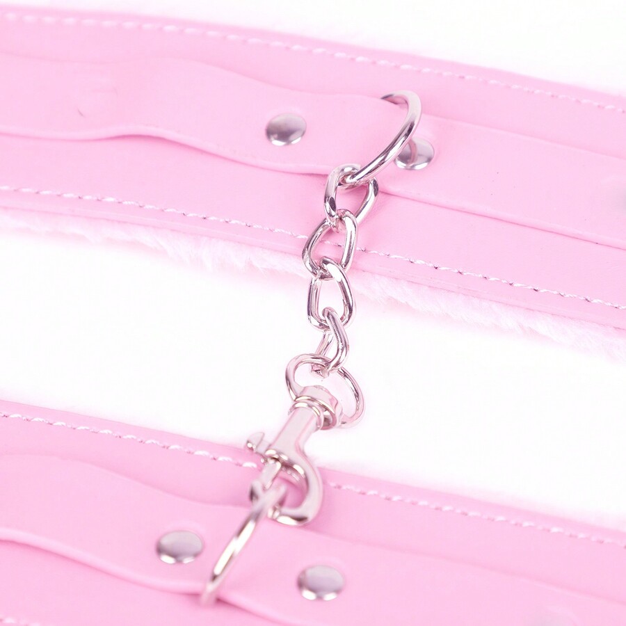 BDSM Bondage Handcuffs, Sexy PU Leather Ankle Cuffs Restraint Kits, SM ...