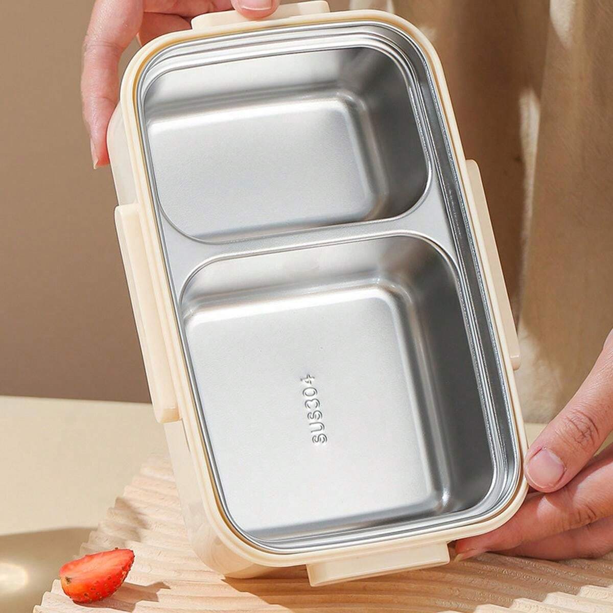 304 Stainless Steel Insulated Lunch Box Office Worker Student Two ...