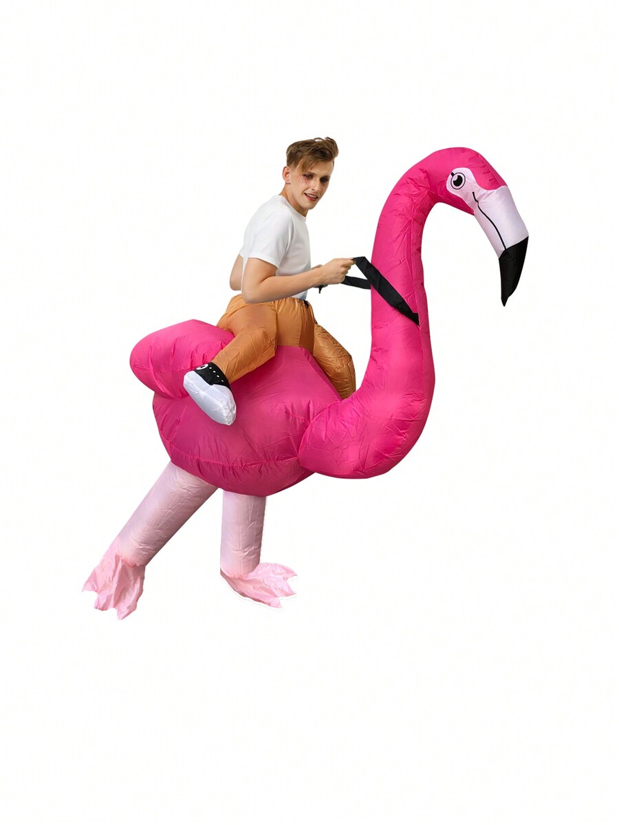 Inflatable Flamingo Clothing, Adult Cycling Flamingo Valentine's Day ...