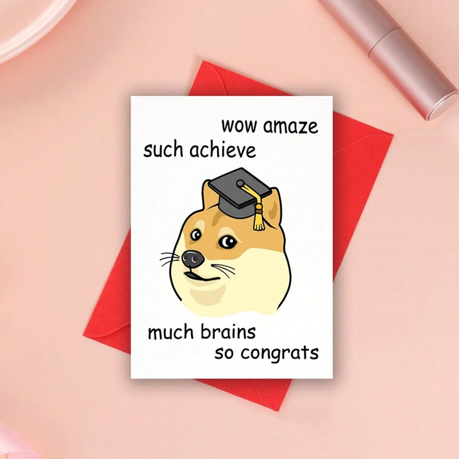 Funny Dog Graduation Card, So Stinking Proud Of You, Graduation Card ...