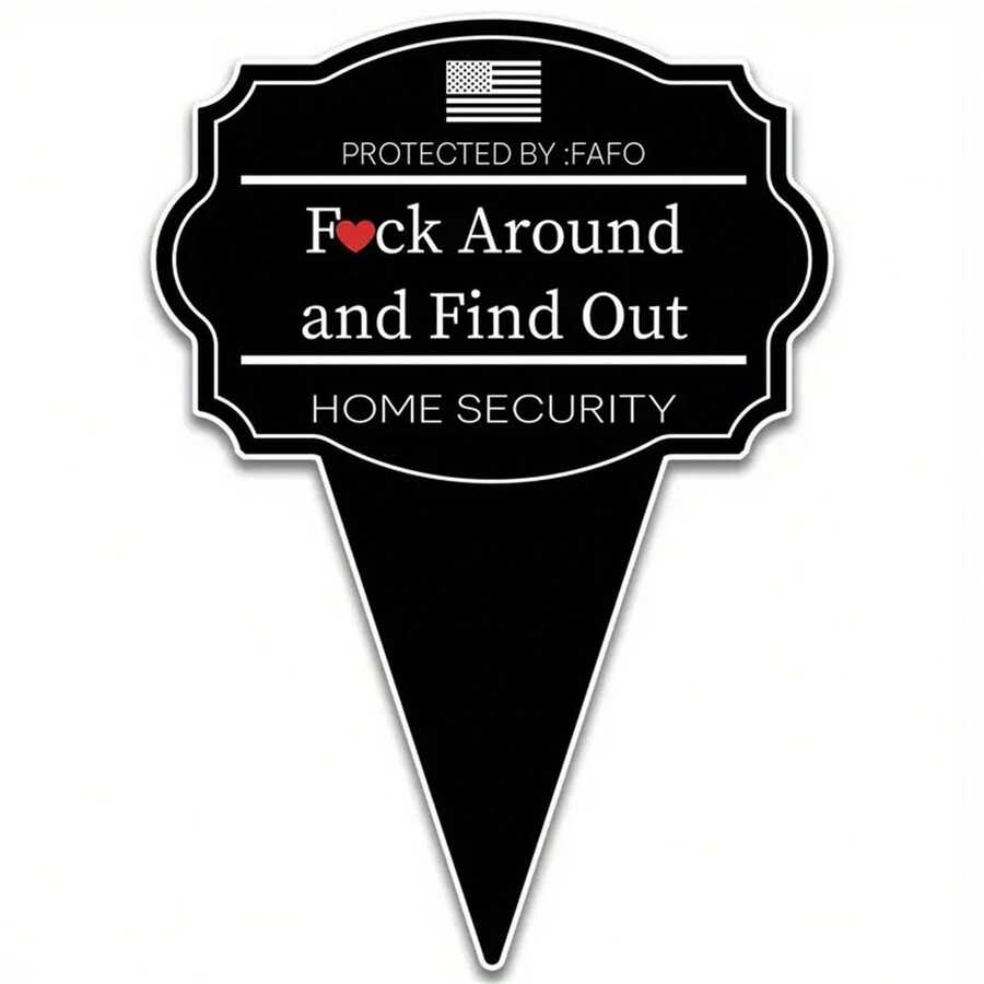 Light Up Your Entrance: And Fun Wooden Safety Sign With Cute Garden ...