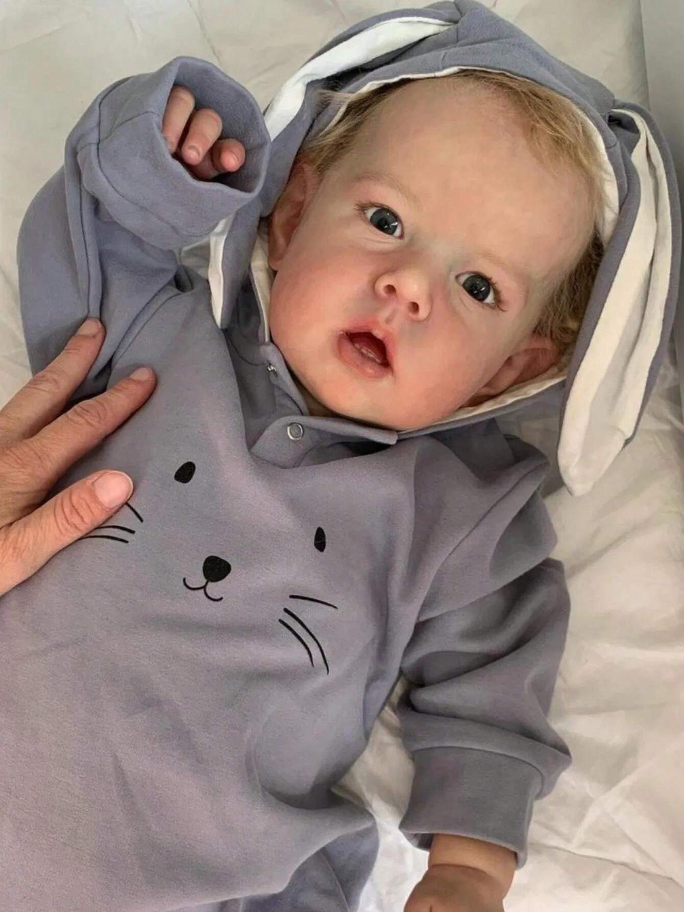 1 PC 20 Inches Lovely Liam Reborn Doll Soft Touch Body Vivid Newborn ...