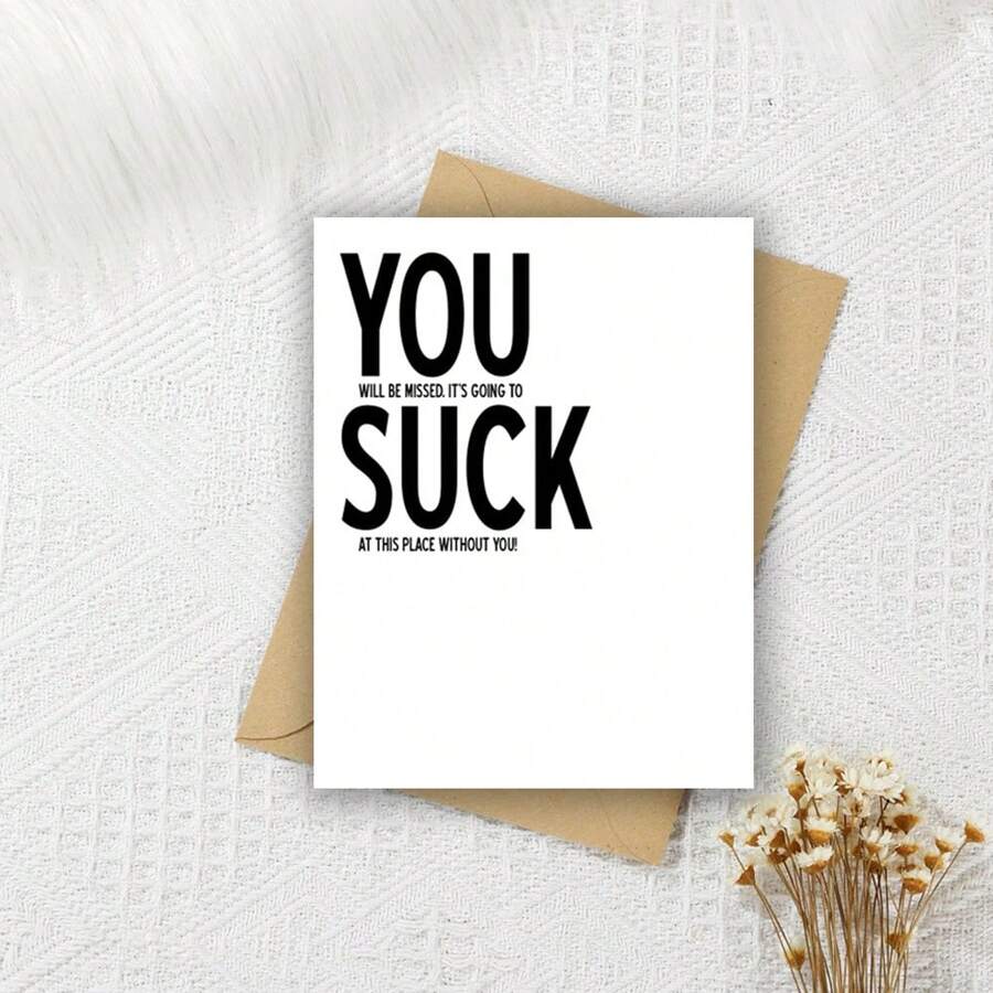 Funny Card For Coworker, Funny Goodbye Card, Coworker Leaving Card ...