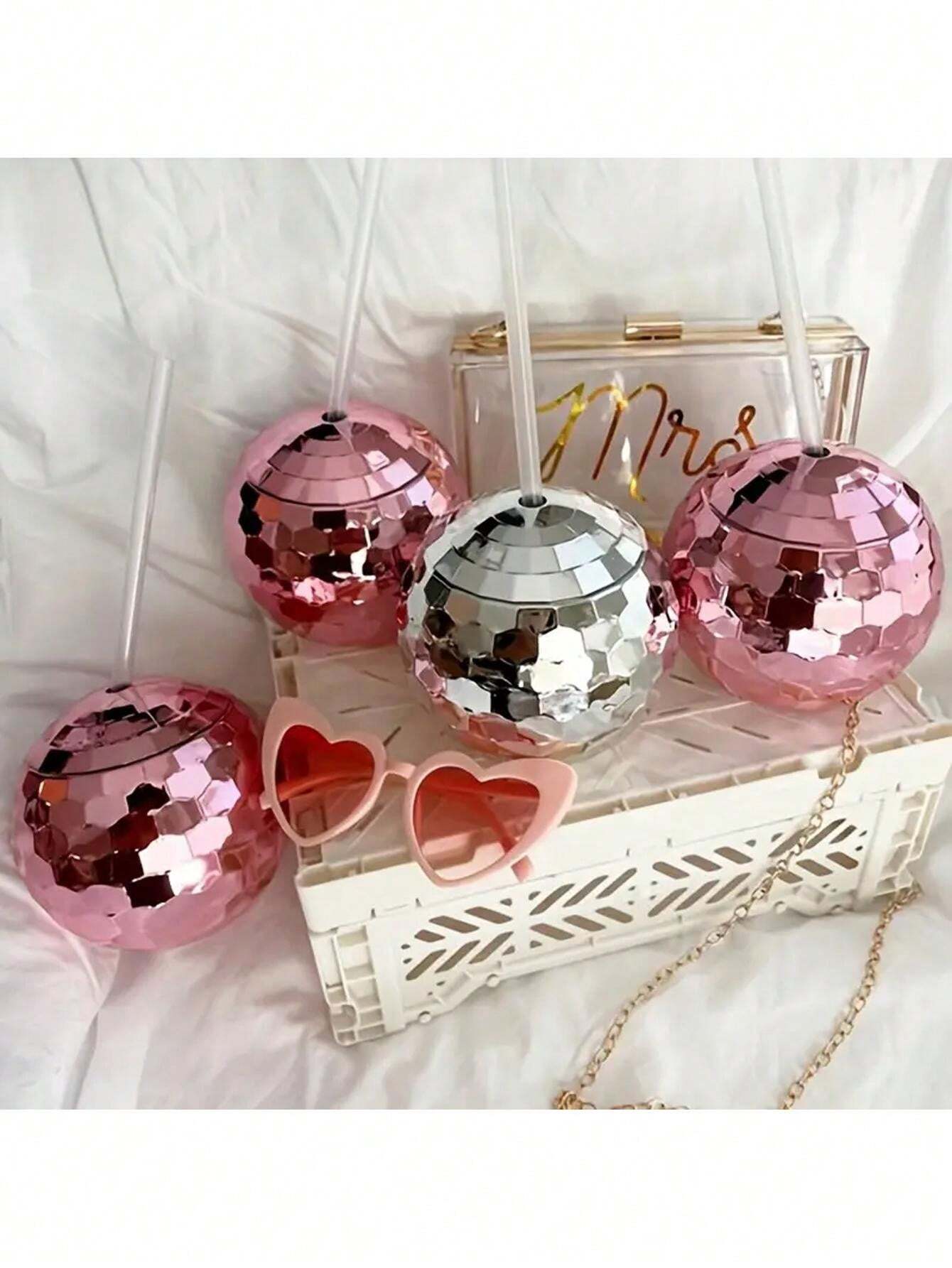 1pc Disco Ball Cup Cocktail Container For Parties, Weddings, Nightclubs ...