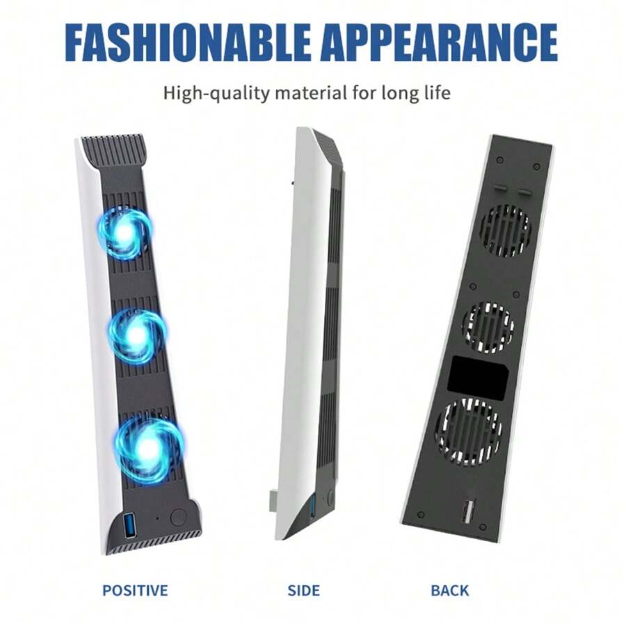 TOPWOLF Cheaper Price PS5 USB COOLING FAN Compatible With PS5 CONSOLE ...