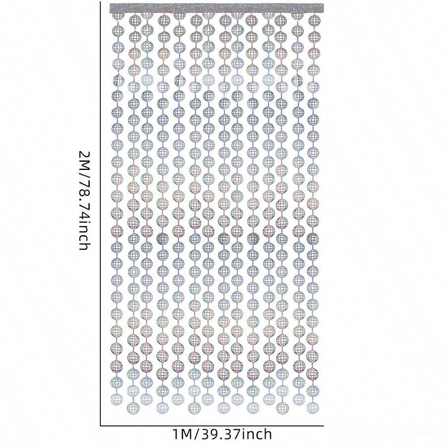 Disco Laser Silver Rain Curtain Party Wedding Decoration Background ...