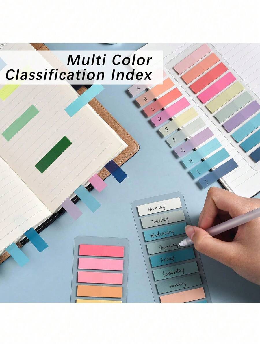 3 Packs (Random Colors) Of 600 Pcs Morandi Color Series Labels, Semi ...