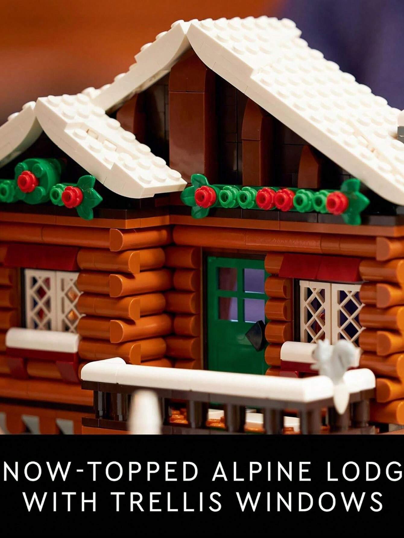 LEGO Kit di costruzione modello LEGO Icons Alpine Lodge, regalo per ...