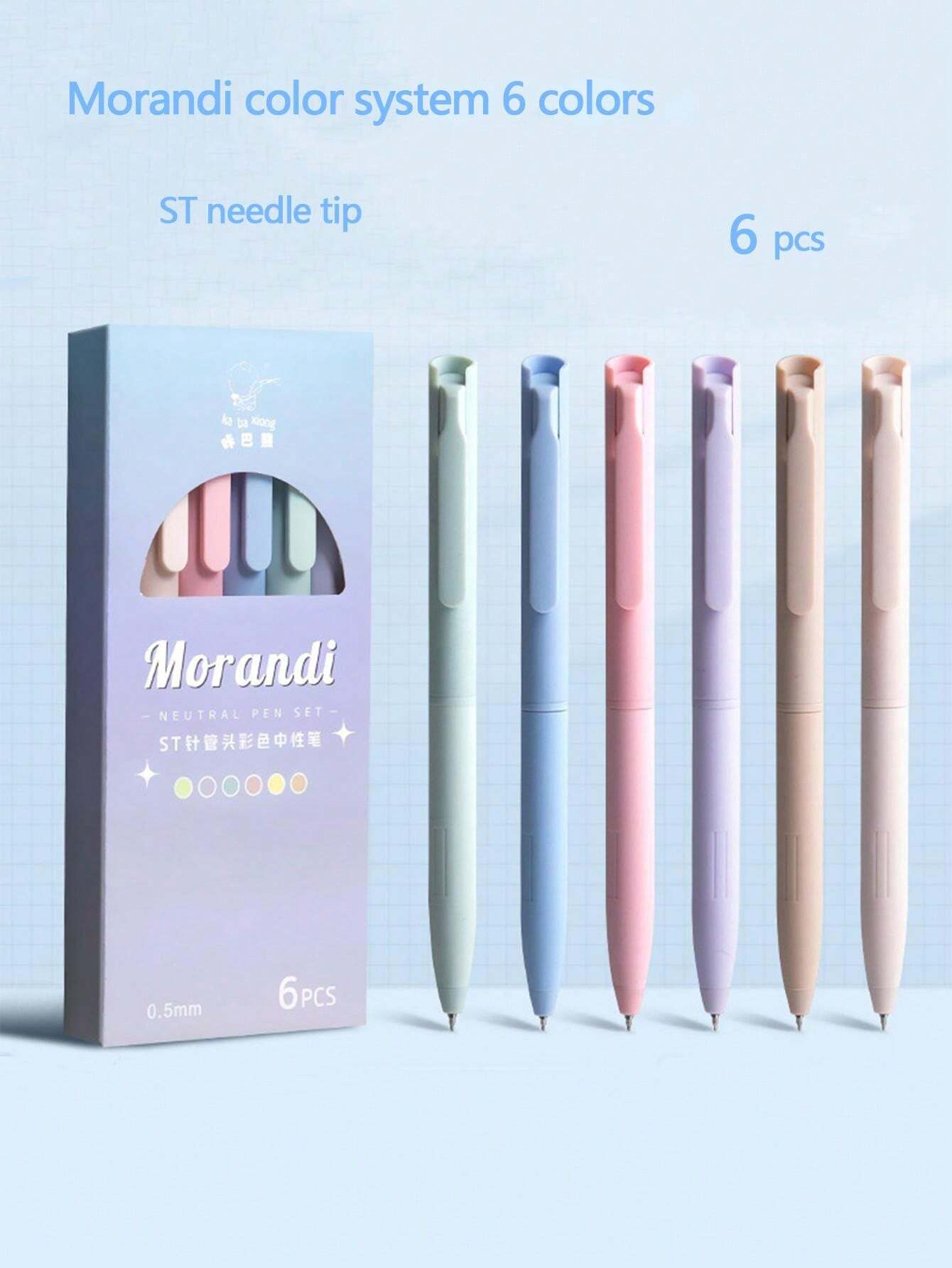 High-Value Morandi Color Gel Pen For Students With A Hand Account Label ...