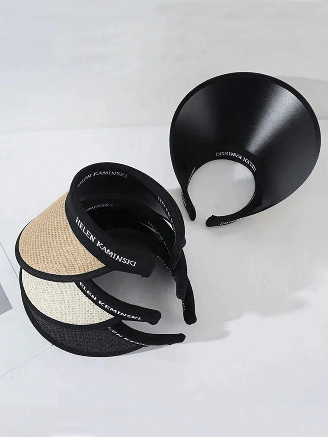 Empty Hat Women Summer Beach Sun Protection Headband Sun Hat Straw Hat ...