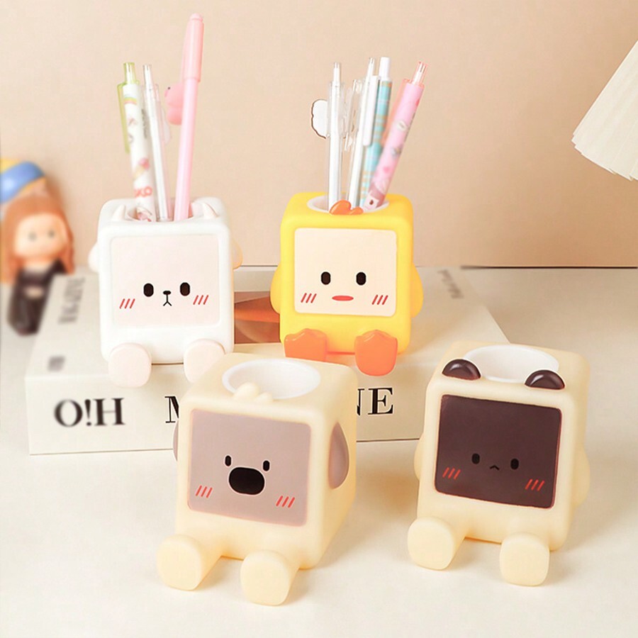 Creative High-Quality Cute Cartoon Multi-Functional Pen Holder Desk ...