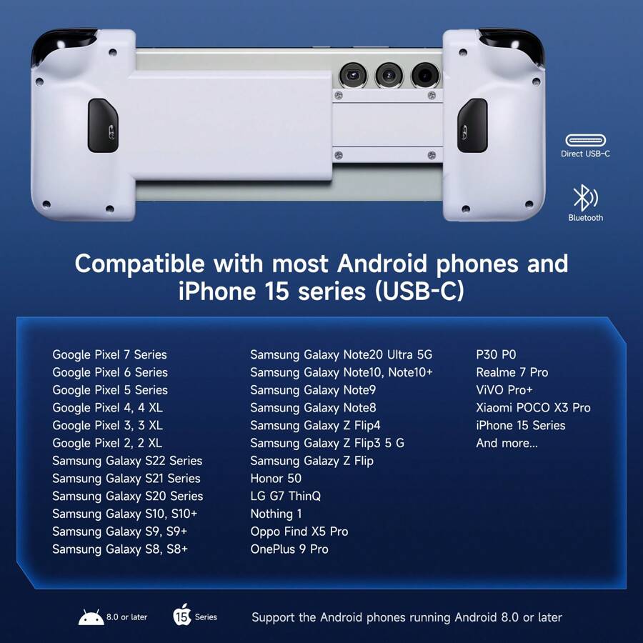 EasySMX M05 Mobile Gaming Controller For IPhone 15 Series (USB-C ...