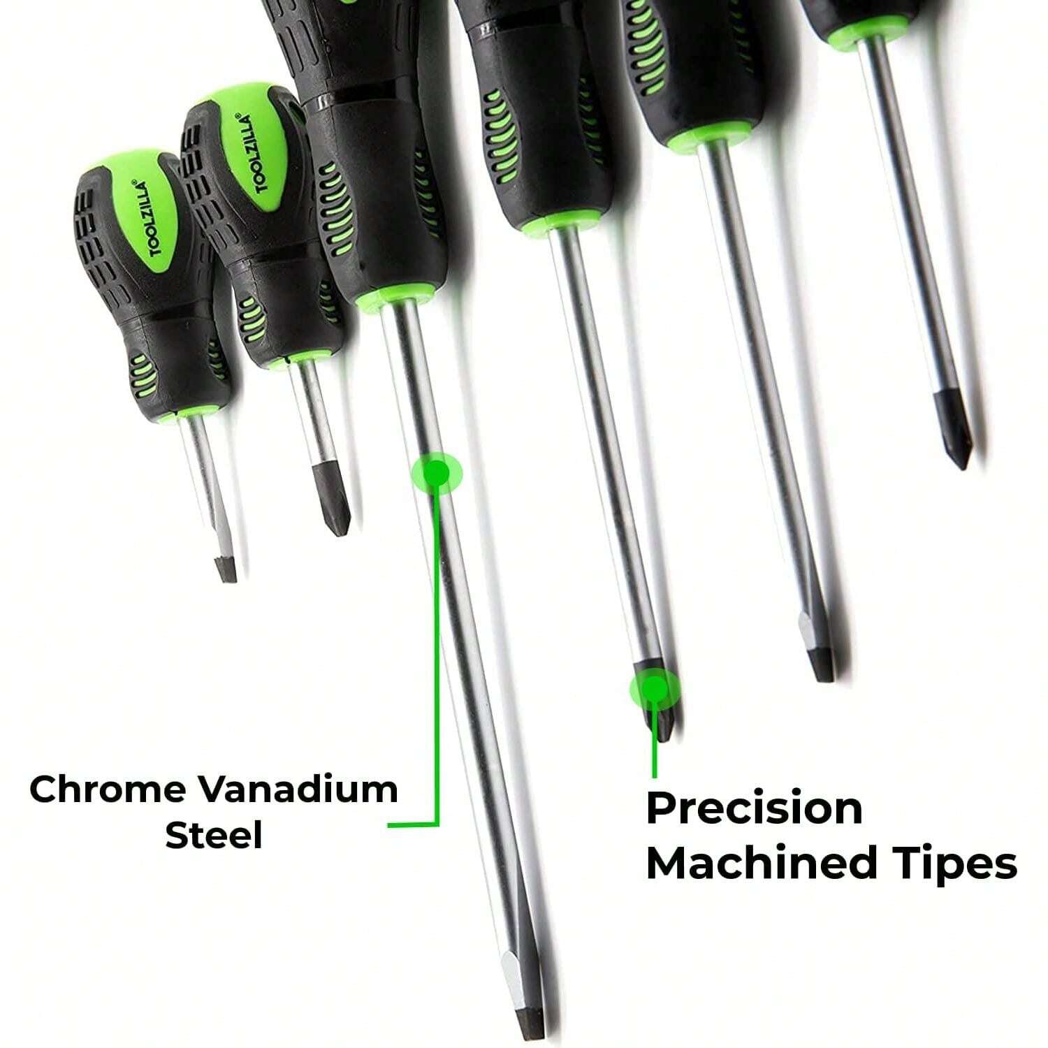 36 Piece - Magnetic Screwdriver Set, Flathead Screwdrivers, Premium ...