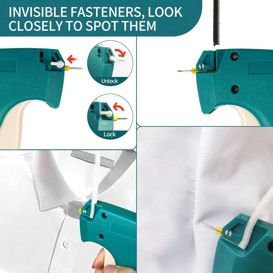 Tagging Gun Kit, Fine Stitch Tagging Gun For Clothing Mini Stitch Gun ...