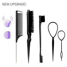 5pcs/Set Ultimate Hair Styling Toolkit - Premium Brushes,, Braiding ...