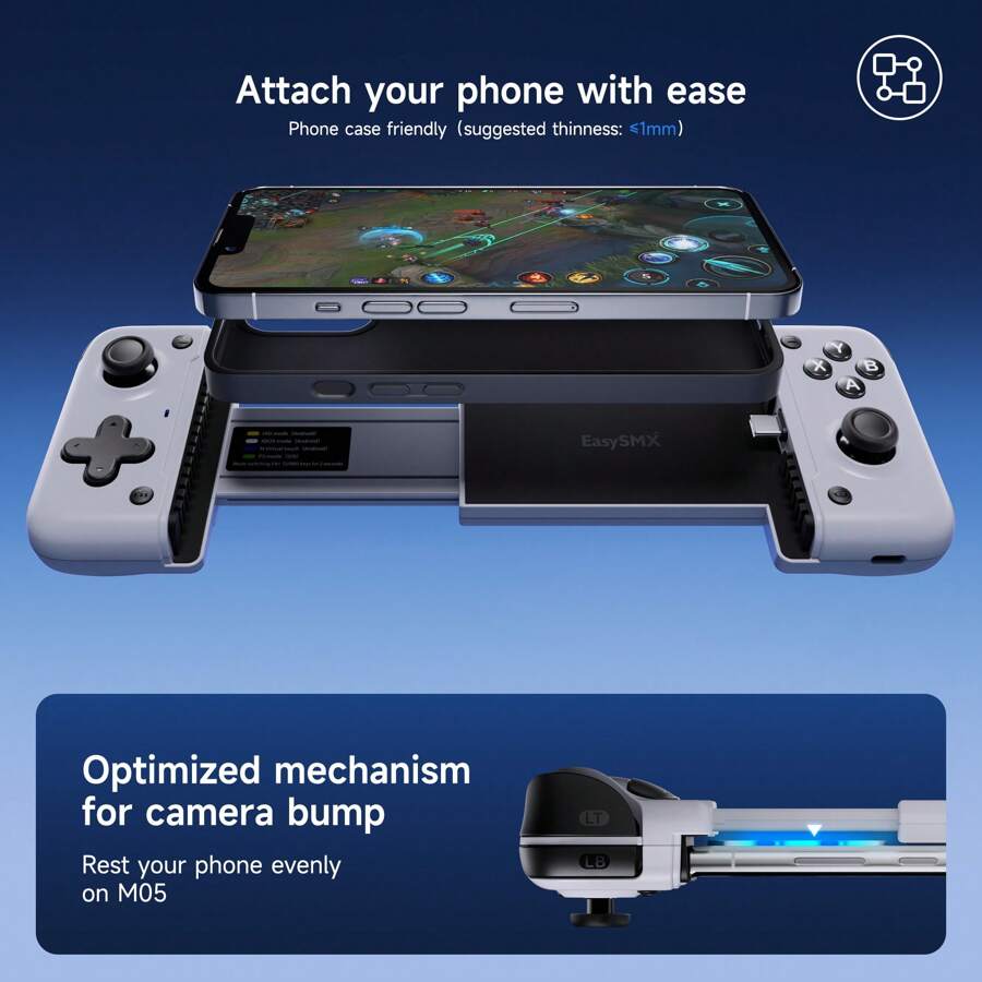 EasySMX M05 Mobile Gaming Controller For IPhone 15 Series (USB-C ...